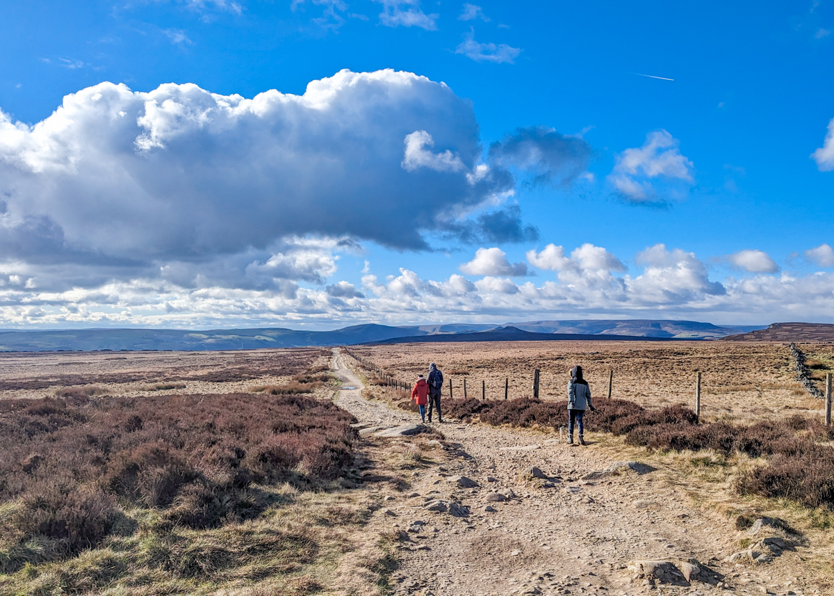 Robin Hood's Cave walk along Stanage Edge to Stanage Pole (6.9km ...